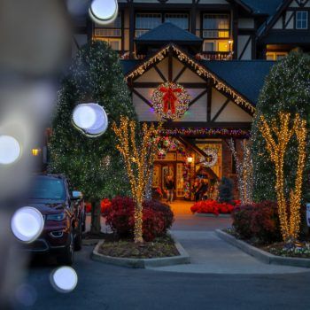 Outside the Hotel | The Inn at Christmas Place - Pigeon Forge, TN